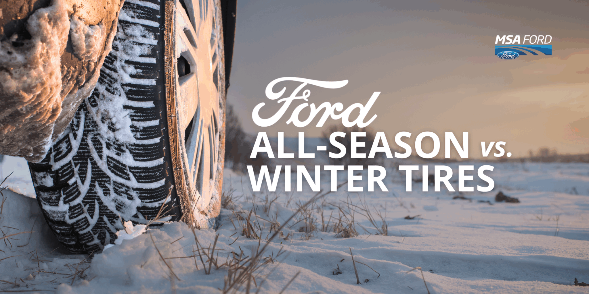 All-Season vs Winter Tires: Which One Is Right for You? | MSA Ford Sales